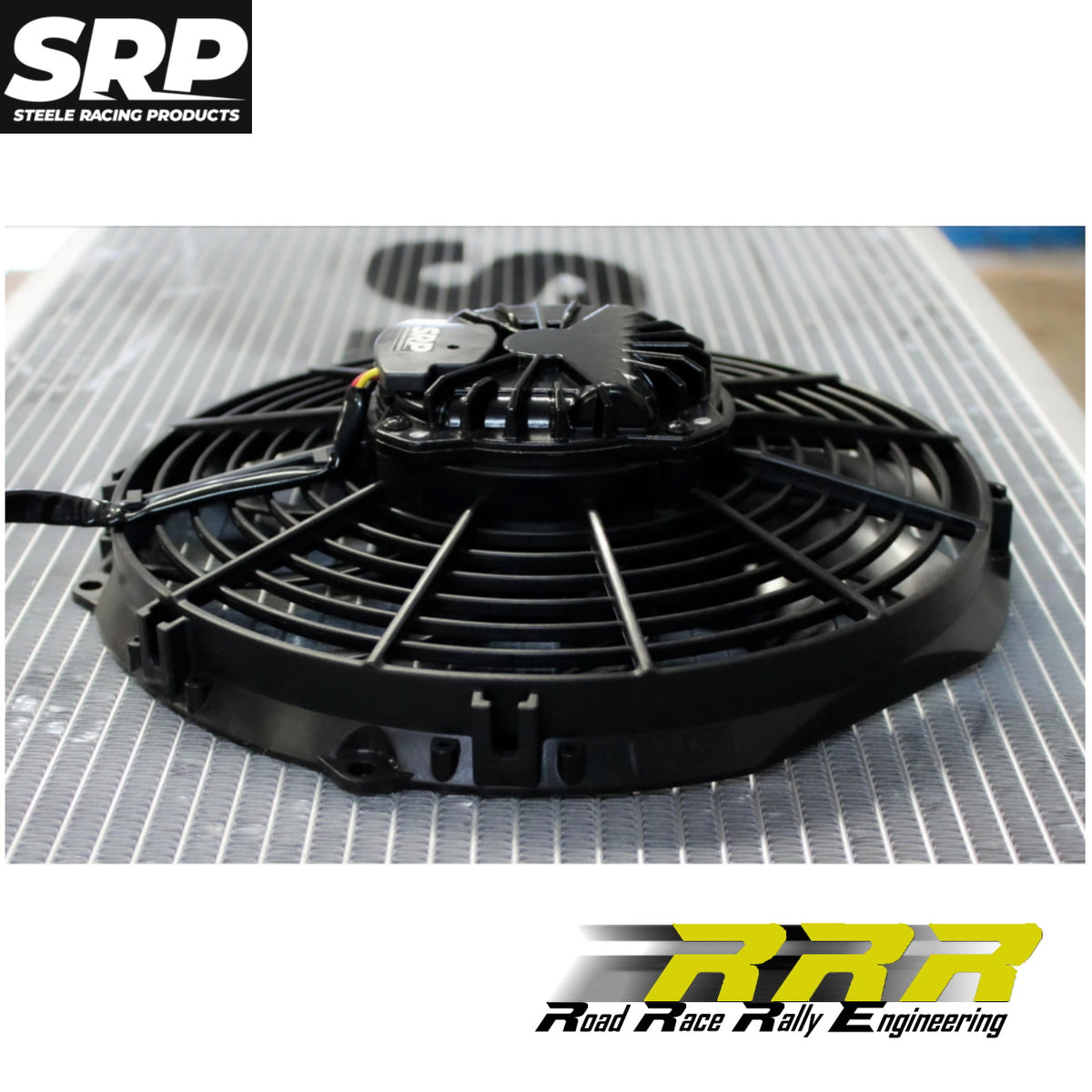 SRP High Performance Brushless Radiator Fan - 10 Inch — Road Race Rally ...